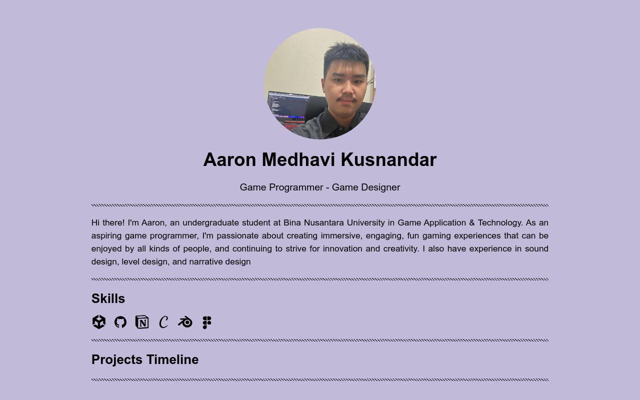 Aaron Medhavi Portfolio